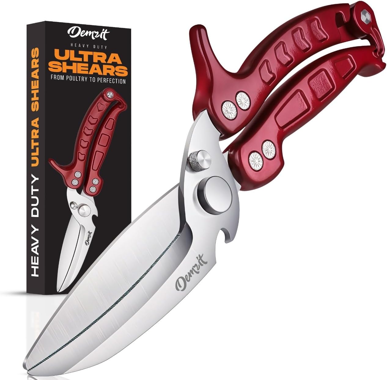 Amazon.com: Heavy Duty Poultry Shears - Kitchen Scissors for Cutting ...