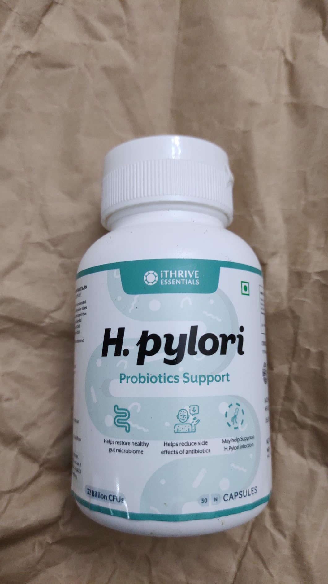 iThrive Essentials H.Pylori Probiotics Support, Restore Healthy Gut ...