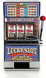 Amazon.com: Mini Slot Machine, Nostalgia Retro Arcade Slot Machine Coin ...