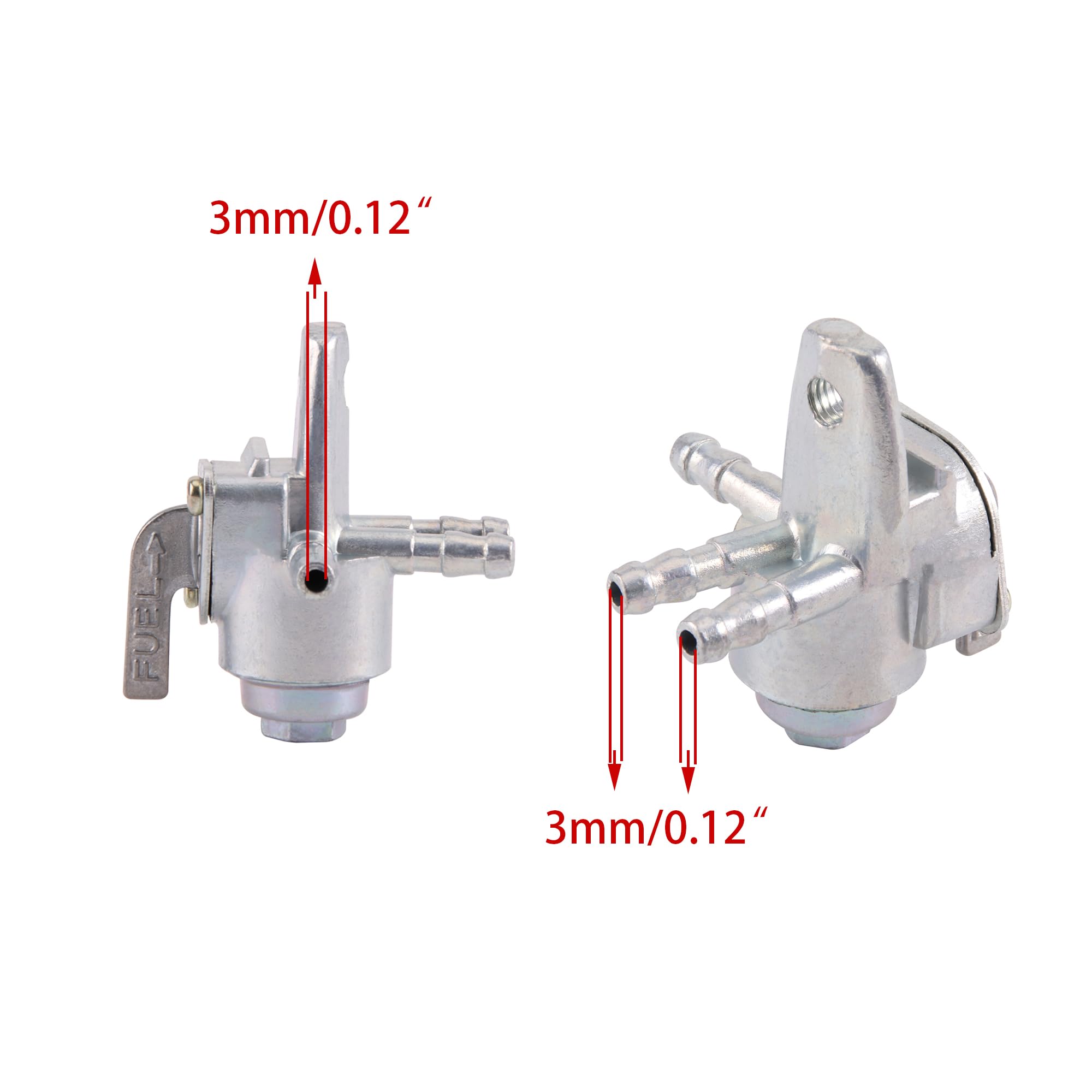 Snapklik.com : 6mm Inline Fuel Valve Petcock Gas Tank Cut-Off Selector ...