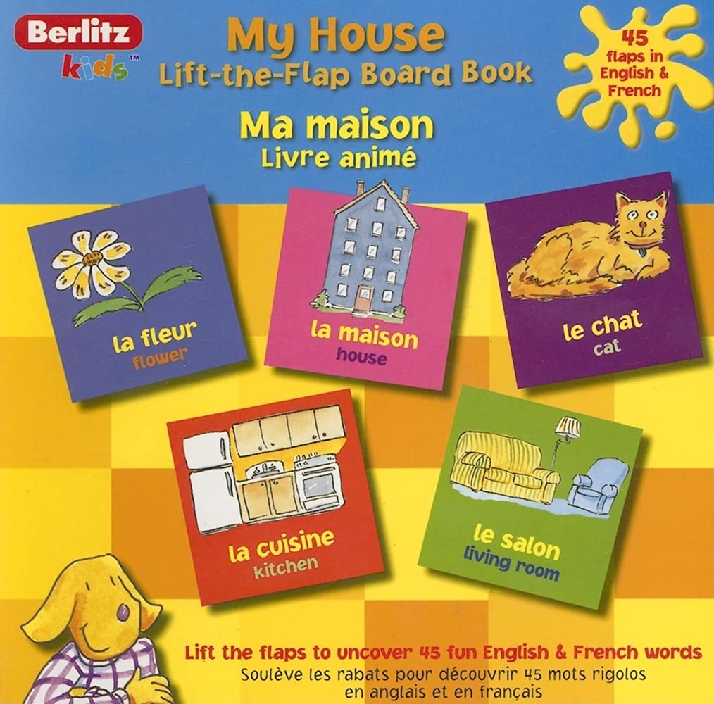 My House Flap Book - French (Lift-The-Flap Board Book): Berlitz ...