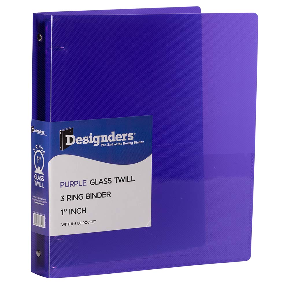 Snapklik.com : JAM PAPER Plastic 1 Inch Binder