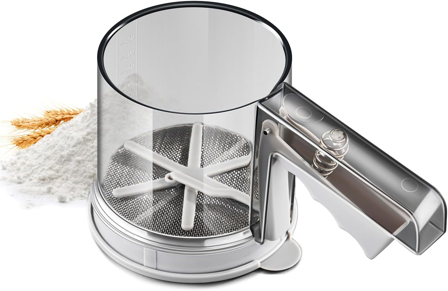 Amazon.com: ‌3 Cup Flour Sifter, Sifter for Baking Sifter Handheld ...