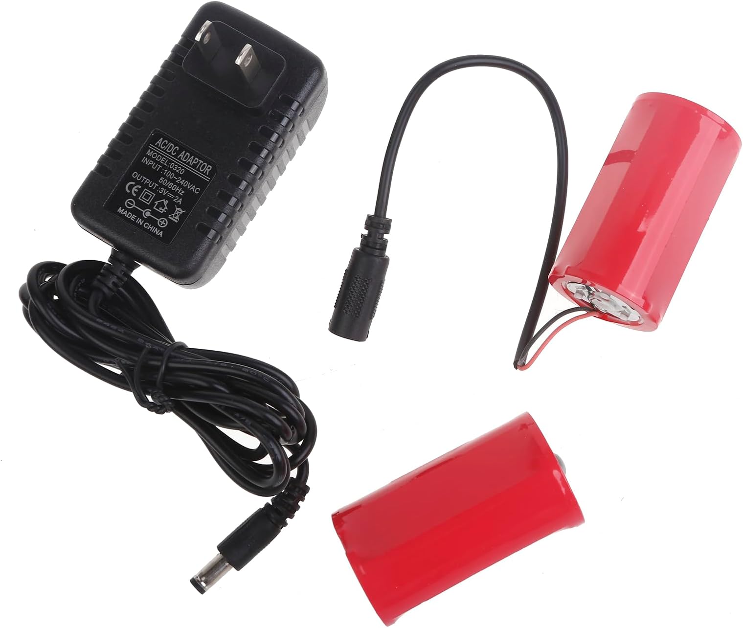 Amazon.com: Universal LR20 D Battery Eliminators Power Supply Adapter ...