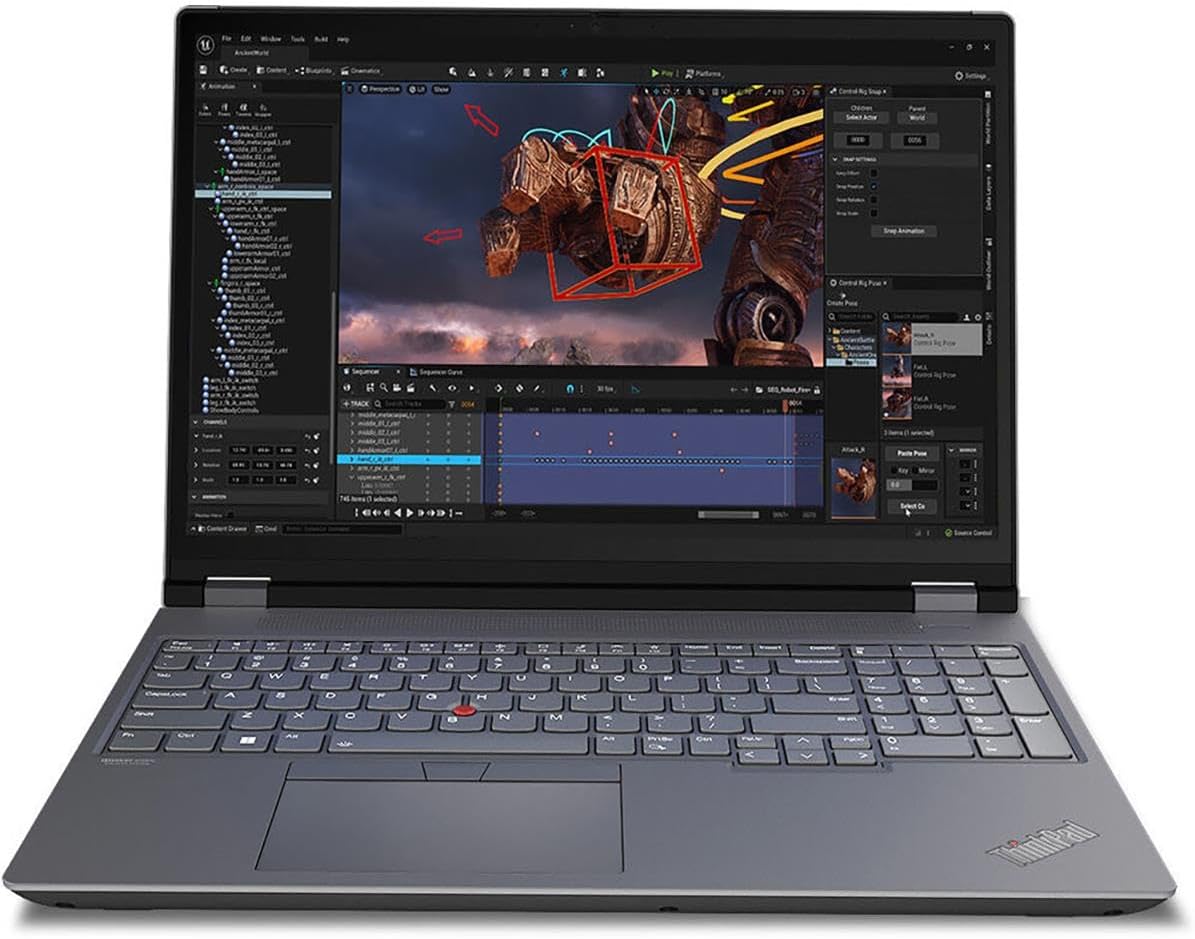 Amazon.com: Lenovo ThinkPad P16 Gen 2 21FA002TUS 16" Mobile Workstation ...