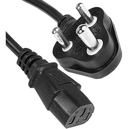WETEK 3 Pin Computer Power Cable Cord for Desktops PC and Printers ...