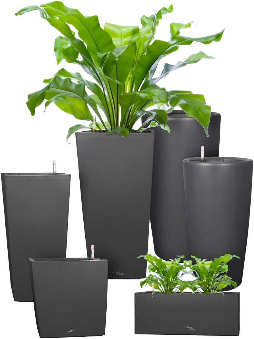 Pflanzwerk® Ecosystem Flower Pot with Irrigation System – 58 cm ...