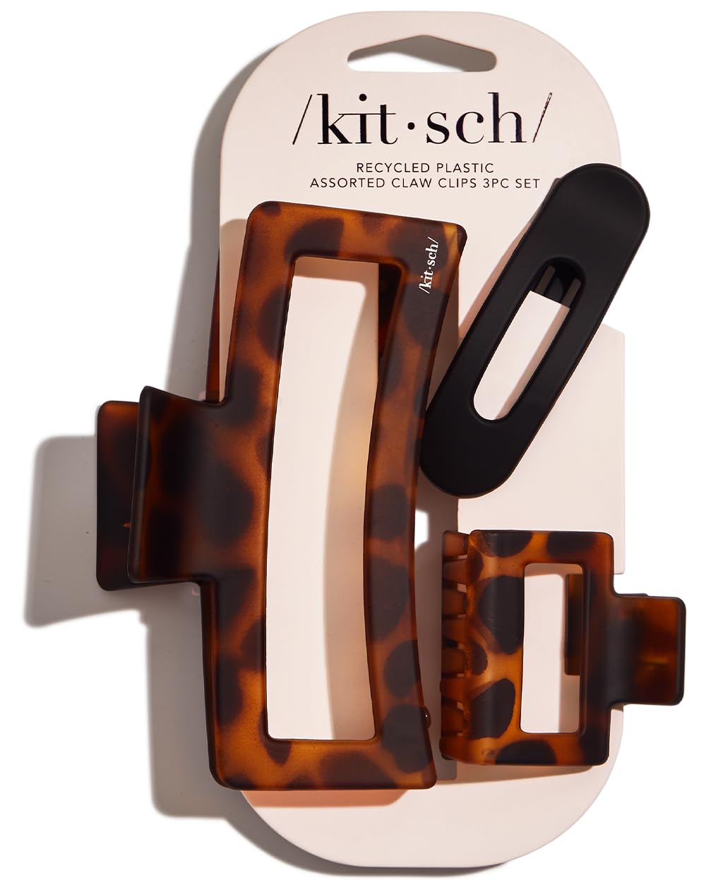 Amazon.com : Kitsch Assorted Hair Claw Clips for Women, Recycled ...