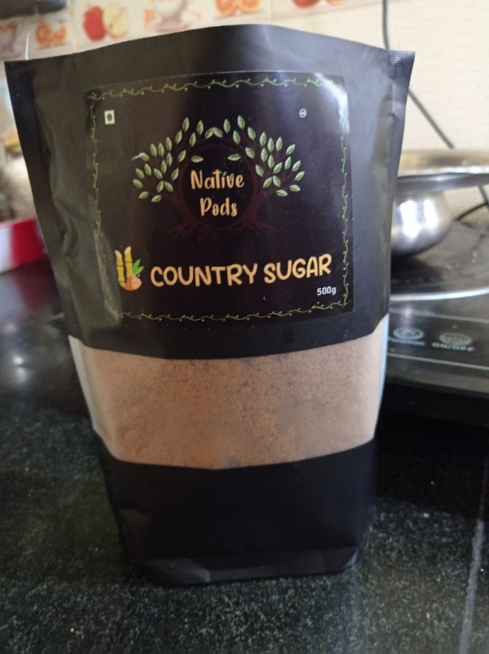 Native Pods Organic Jaggery Powder/Desi Khand/Naatu Sakkarai - Organic ...