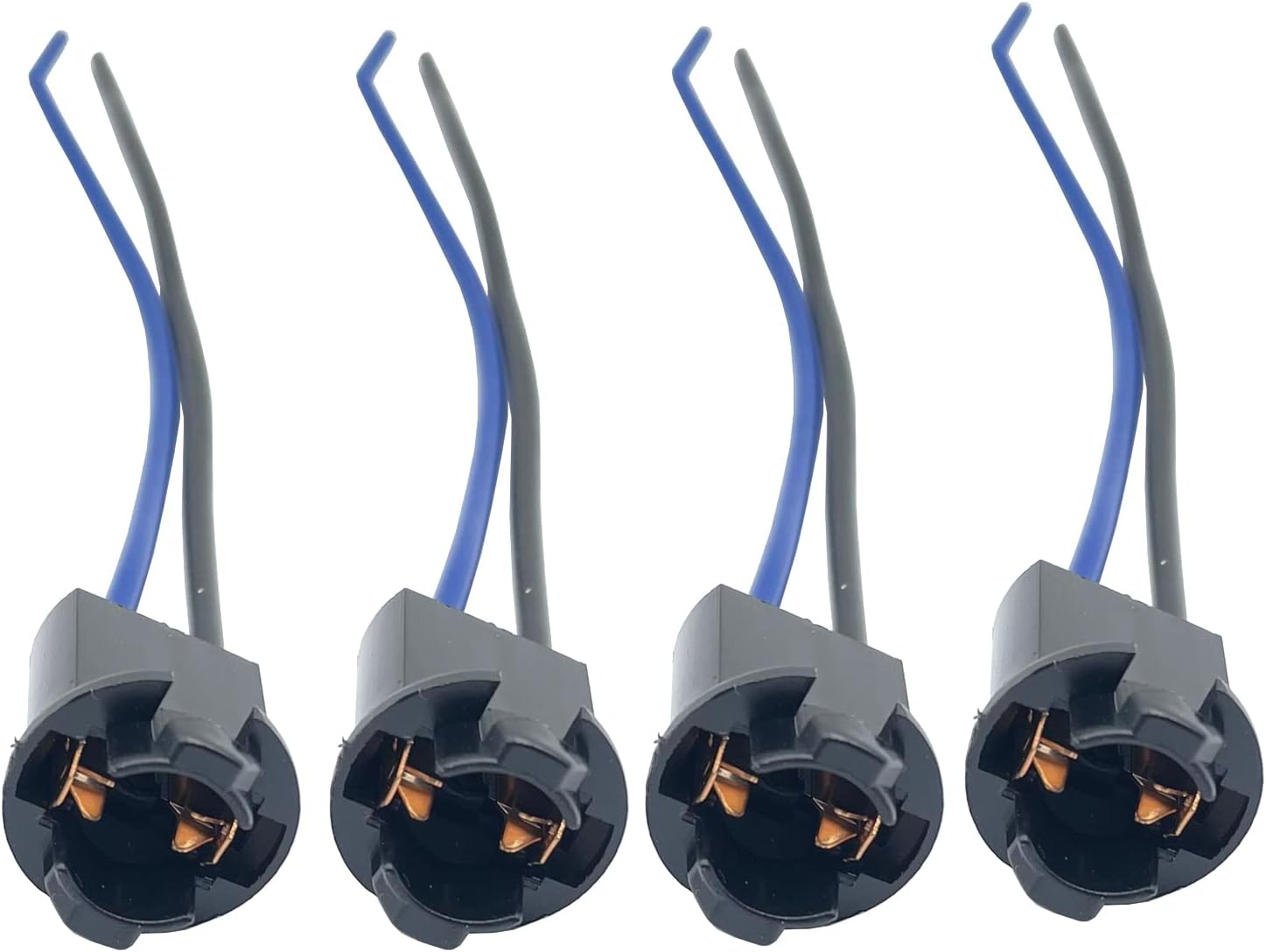 Amazon.com: BlyilyB 6-Pack T10 Male Socket Extended Wire Connector Plug ...