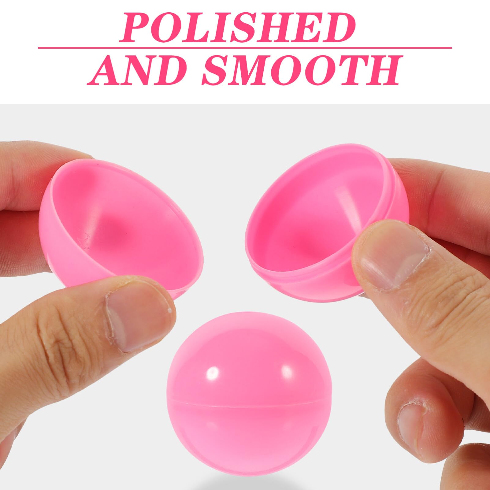 Snapklik.com : Luxshiny 50Pcs Pink Openable Raffle Balls 1.57 Inch PVC Prize Capsules For Party ...