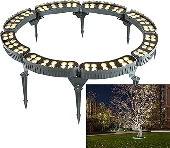Awsinil Ring Lights for Tree Roots Uplighting, Outdoor Low Voltage ...