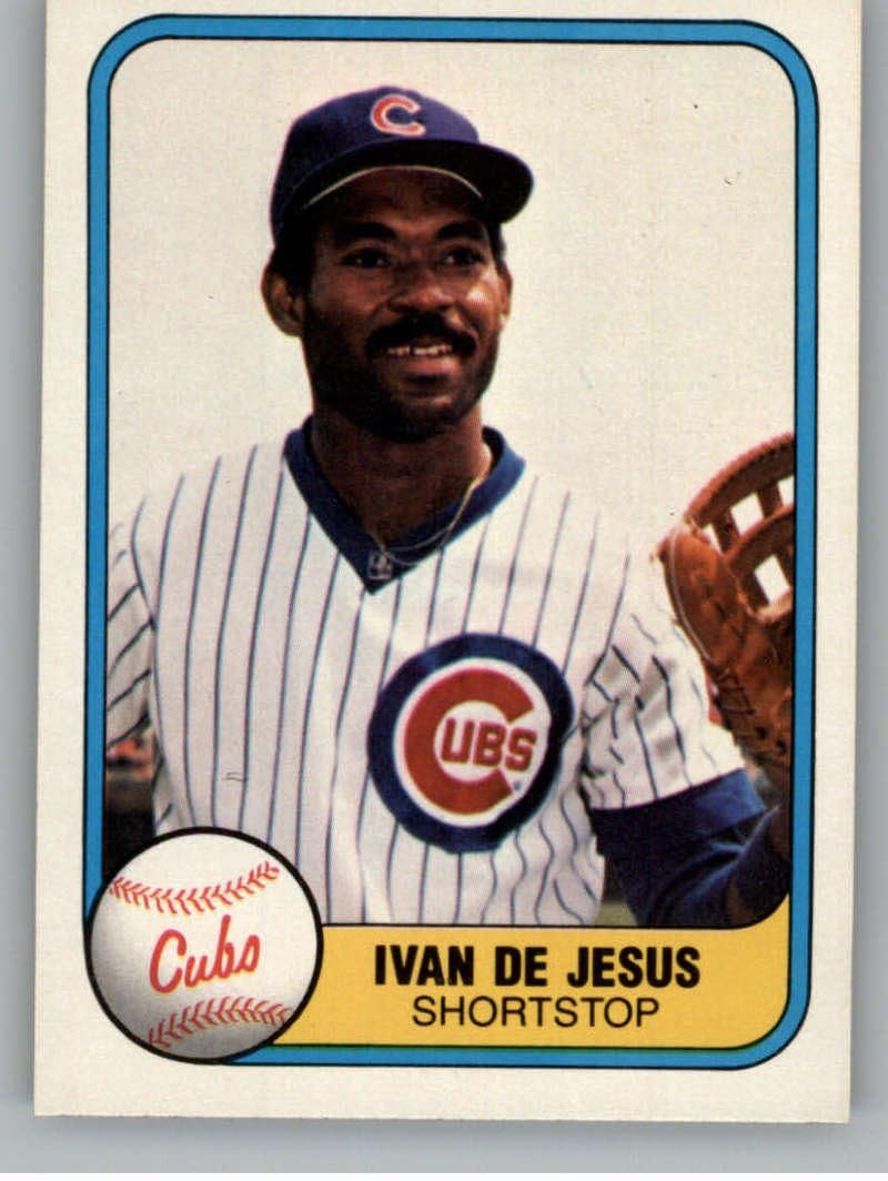 Amazon.com: 1981 Fleer #297 Ivan DeJesus Chicago Cubs : Collectibles & Fine Art
