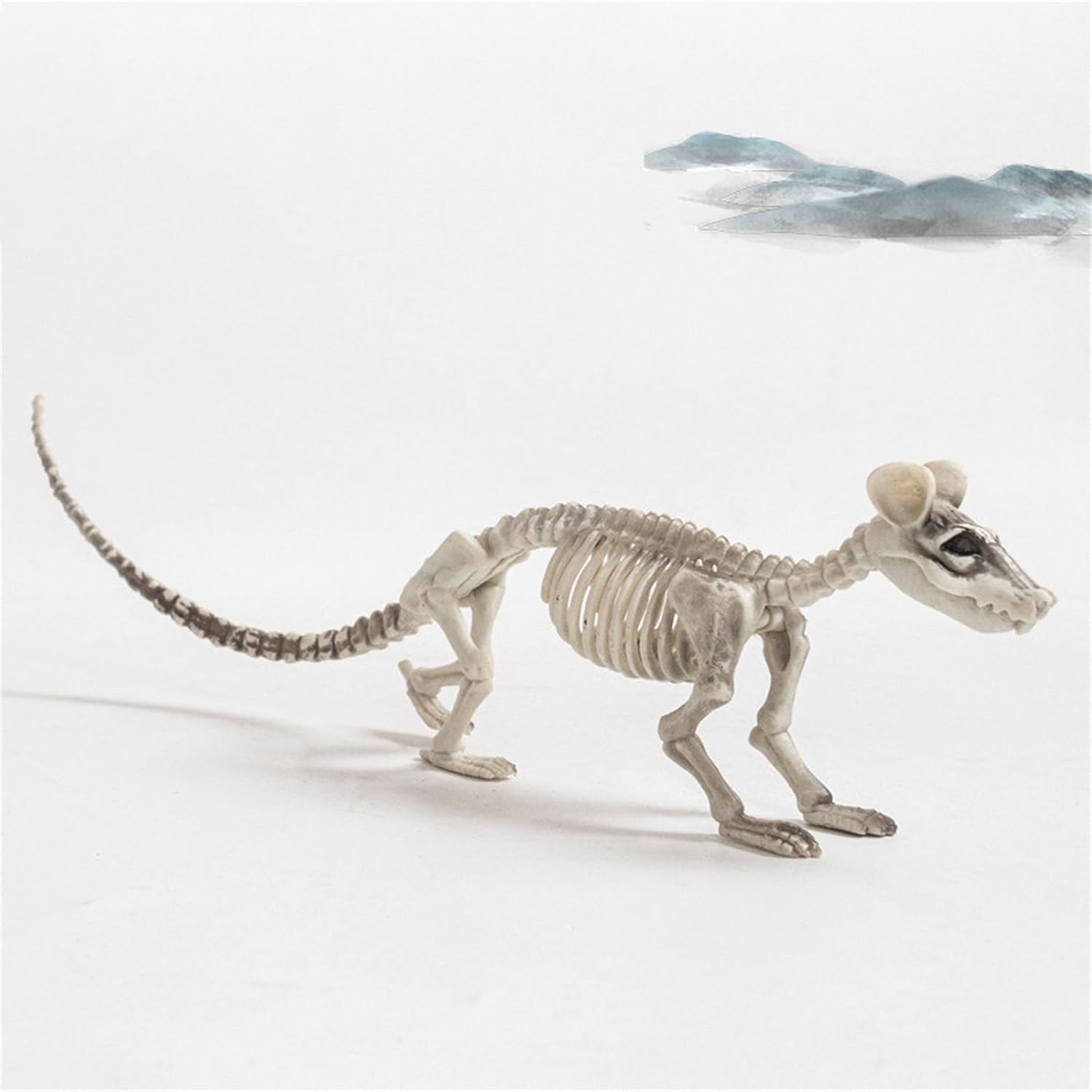 Amazon.com: Halloween Rat Skeleton Statue,Movable Mouth Joints Gothic ...