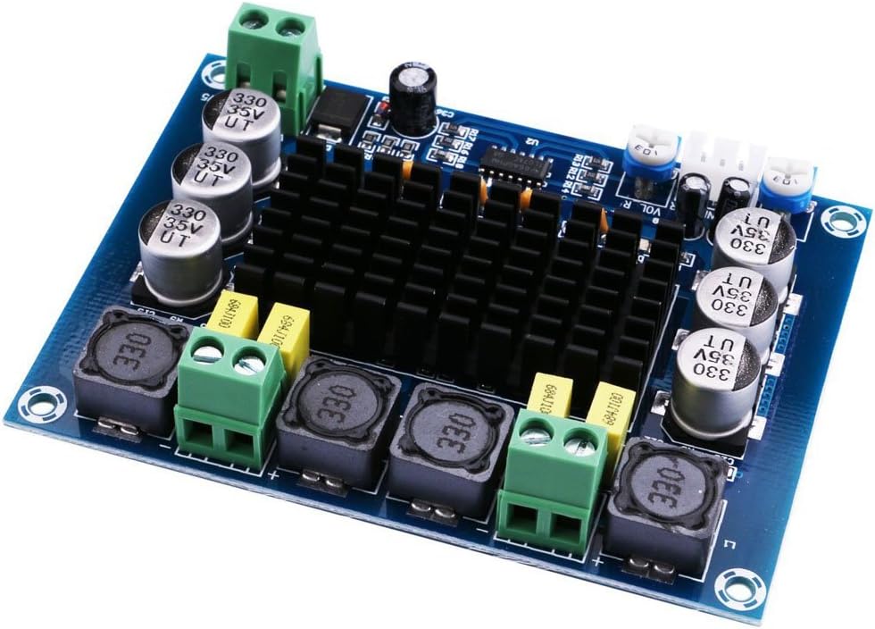 DollaTek Mini DC 3W + 3W DC 5V Amplificateur Audio Amplificateur ...