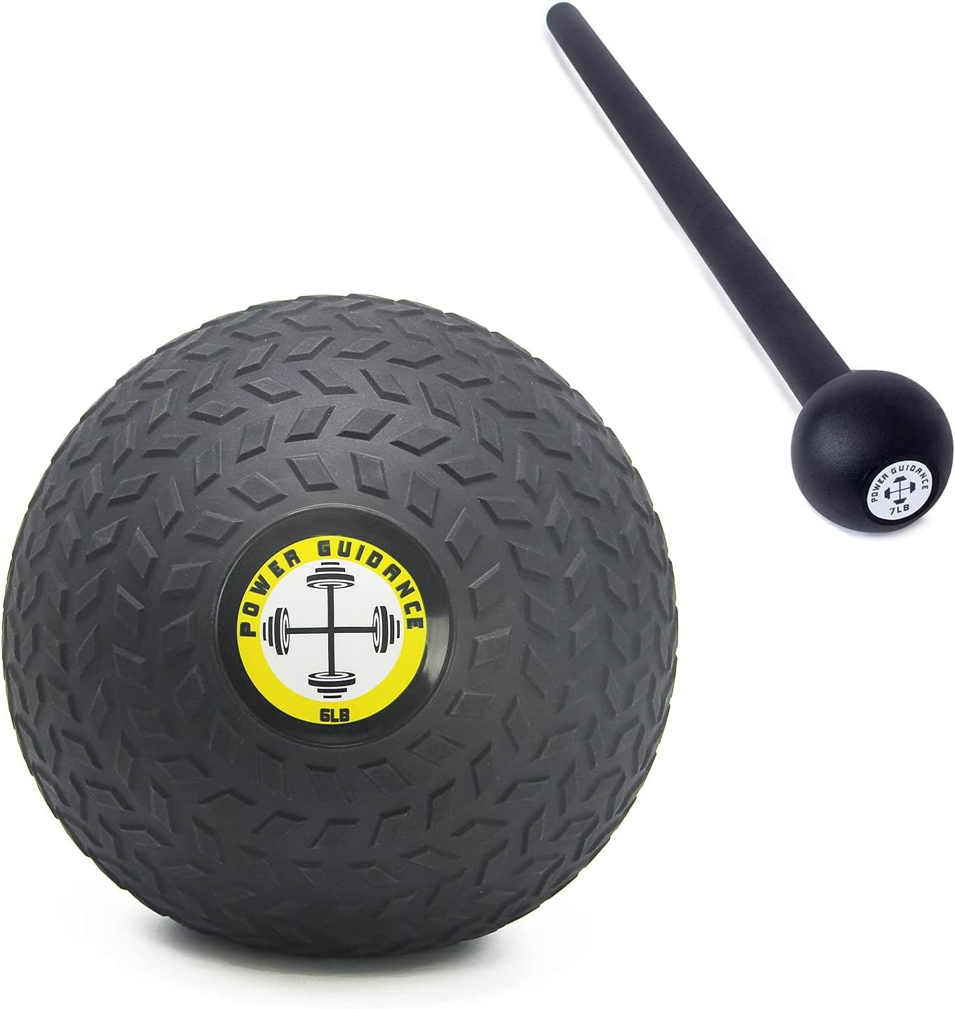 Amazon.com : POWER GUIDANCE Slam Ball8LB, Medicine Ball&Steel Mace ...