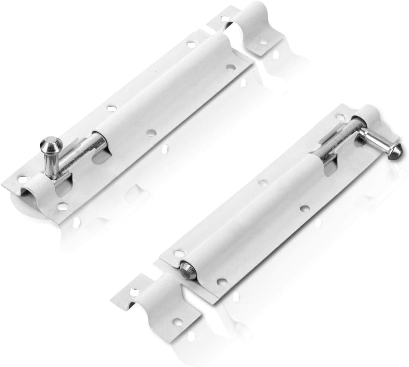 XFORT® 2 Pack Heavy Duty Tower Bolt Black 200mm (8"), Door Lock Bolt ...