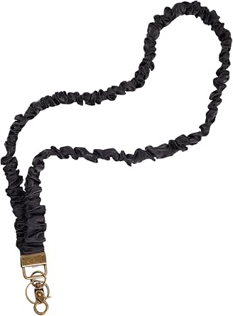 Amazon.com: Tinoaly Scrunchie Lanyard for ID Badges, Retractable ...