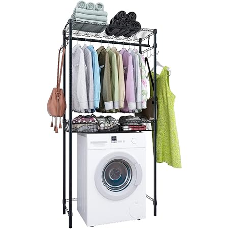 Amazon.com: Magic Chef Compact Laundry Stand, Powder-Coated Metal ...