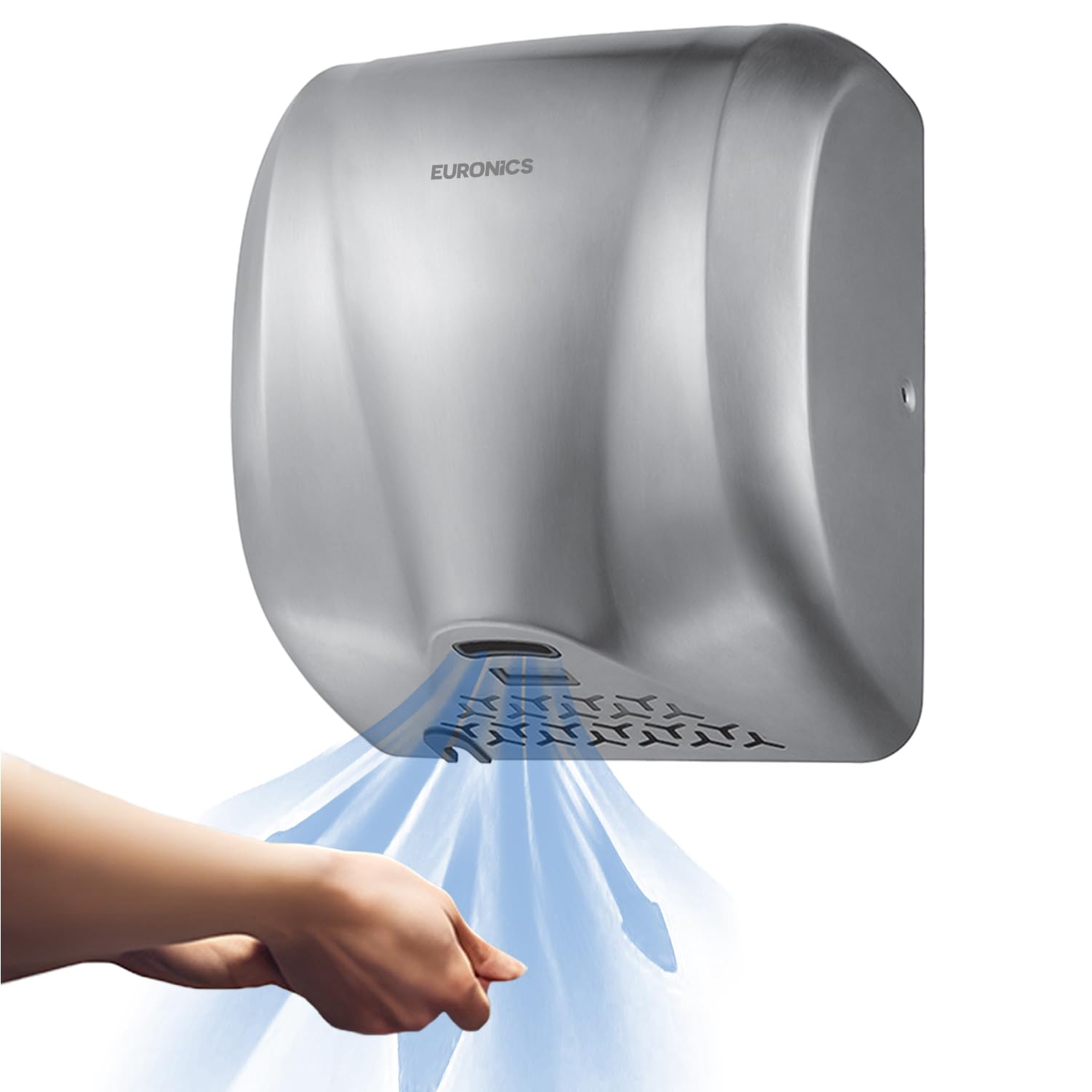 Euronics® Automatic Hand Dryer for Bathroom | Stainless Steel | Super ...