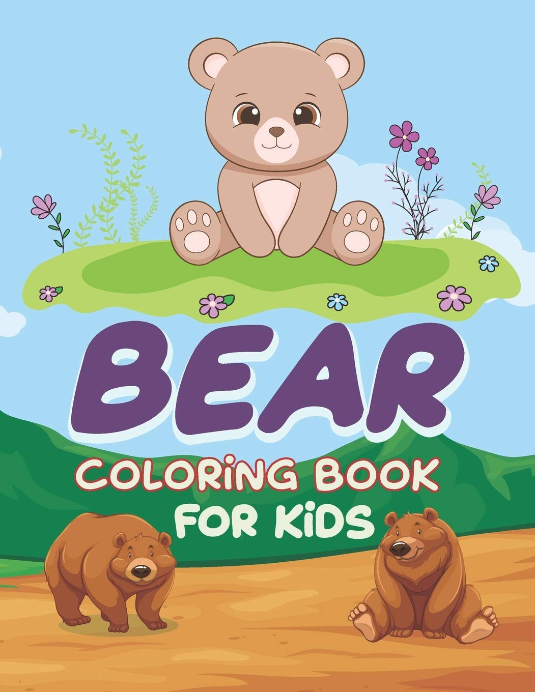 Buy Bear Coloring Book for Kids: Bear Coloring Book, Kids Coloring Book ...