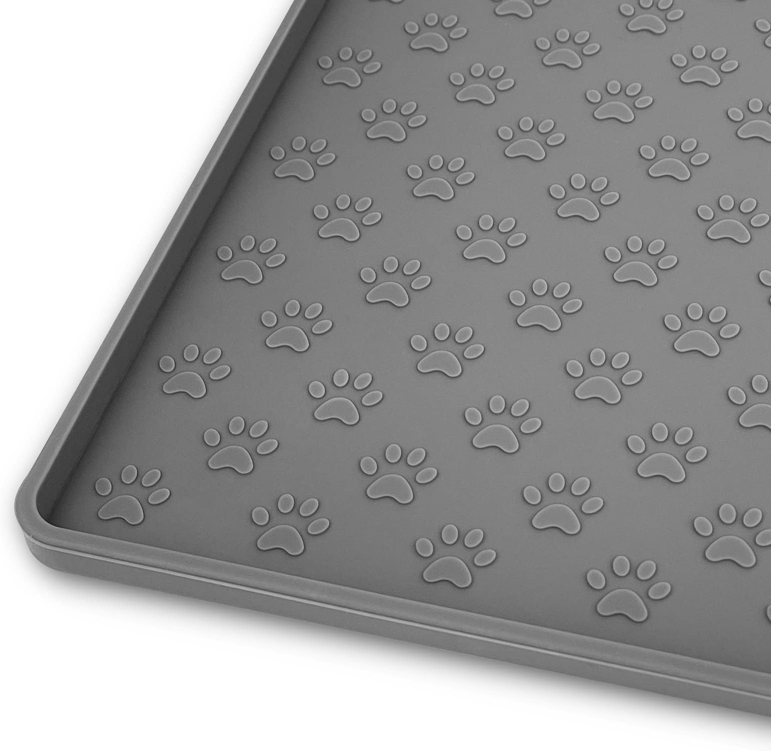 Amazon.com: PetFusion X-LARGE Waterproof Dog Food Mat (34x23"). FDA ...