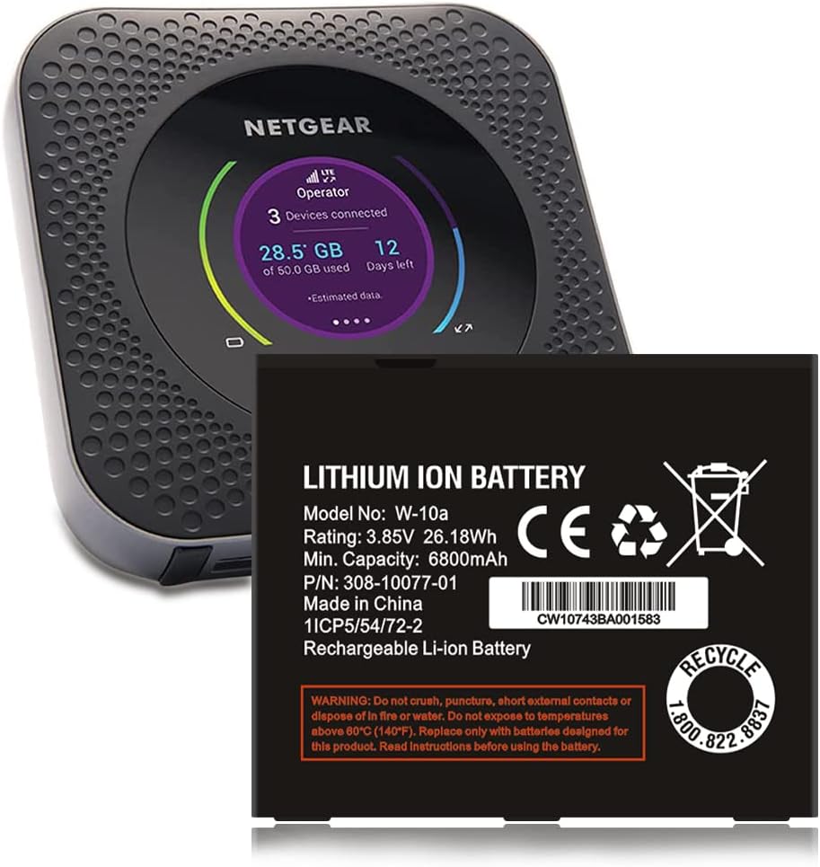 Amazon.com: Replacement Battery for AT&T Netgear Nighthawk LTE Mobile ...