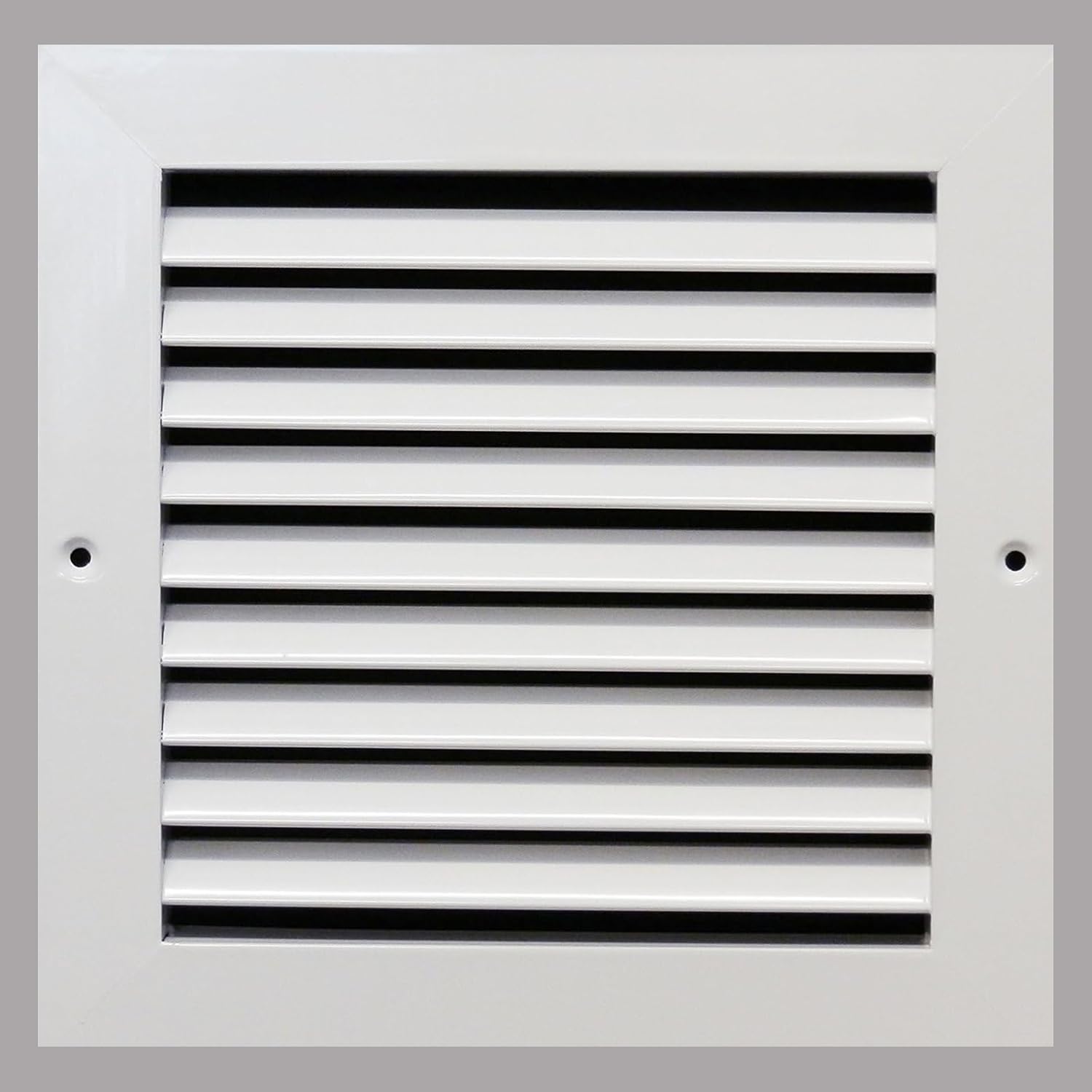 DECOAIRCON 10'' x 10'' (Duct Opening) White Return Air Vent Cover ...