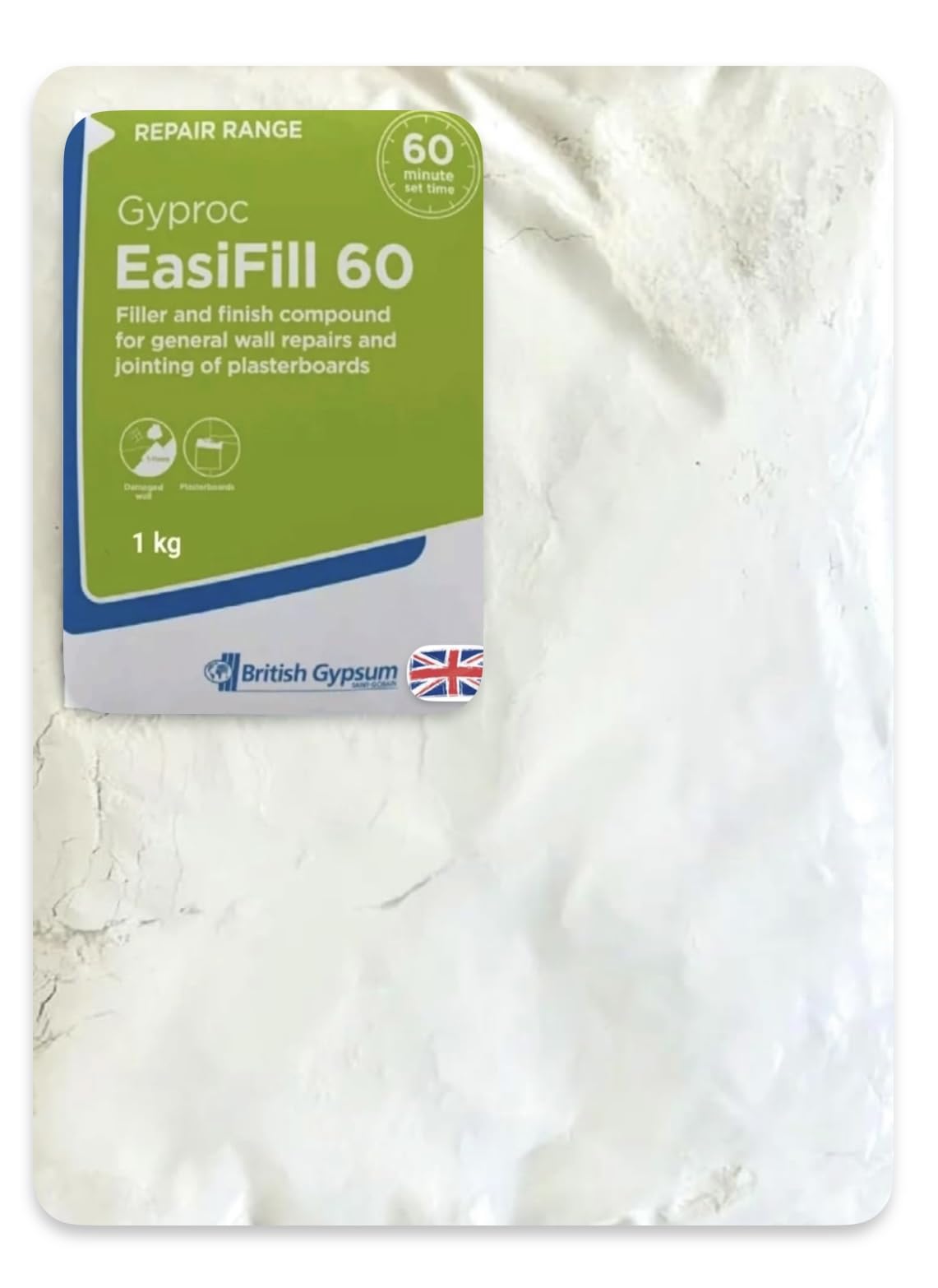 EasyFill 60 Wall Repair Filler EasiFill 1kg - Same Day Dispatch Tracked ...