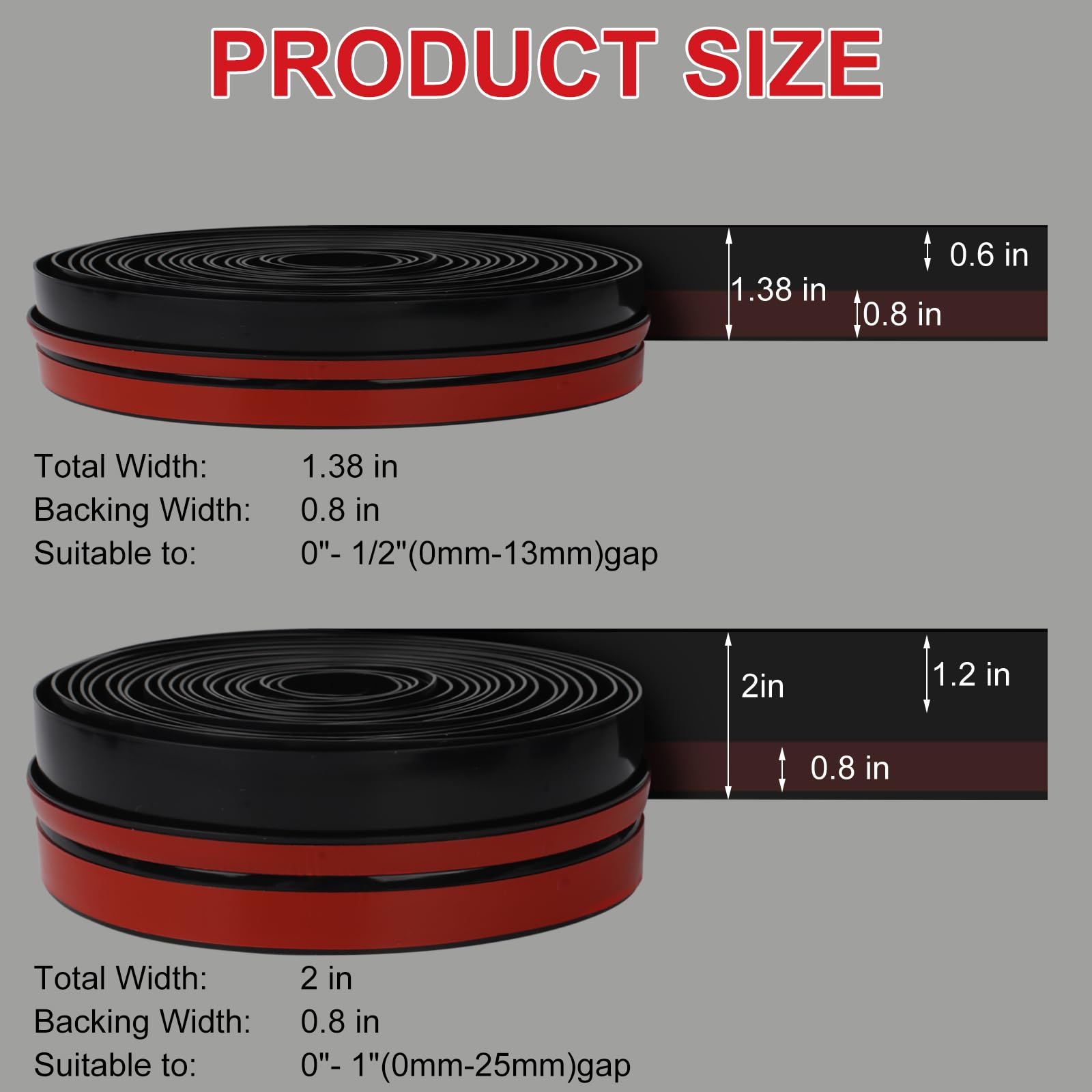 Snapklik.com : T-Shaped Silicone Seal Strip For Door & Windows, 20Ft ...