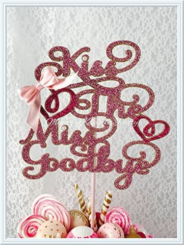 Amazon.com: Kiss The Miss Goodbye Cake Topper : Grocery & Gourmet Food
