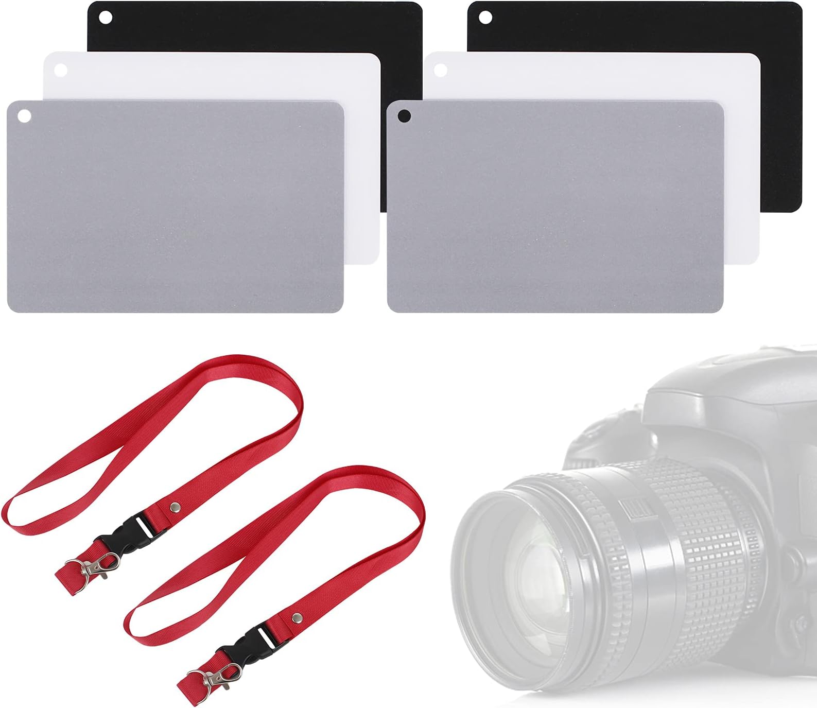 2 Sets Grey Card White Balance Card 18% Exposure Photography Card 3 In ...