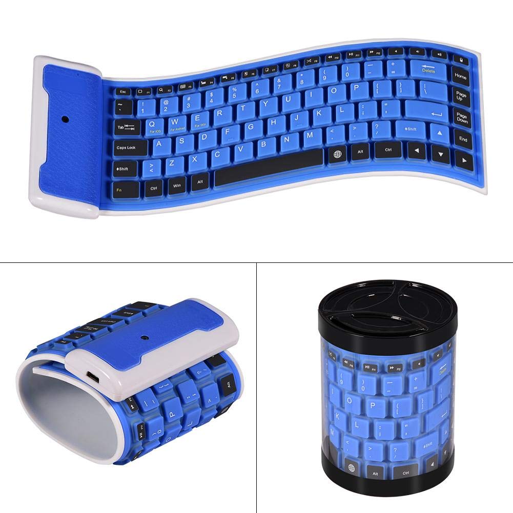 ASHATA Foldable Bluetooth KeyboardWireless Bluetooth Keyboard ...