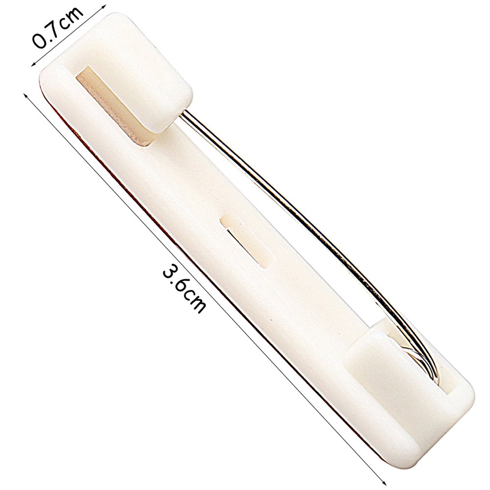 Buy Pengxiaomei 100 pcs 1.46 inches Safety Bar Pins, Large Safety Pins ...