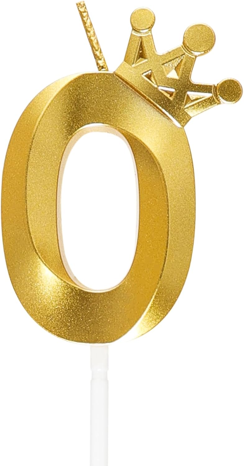 Amazon.com: Number 0 Birthday Candles Sparklers Firework, Sparkler ...