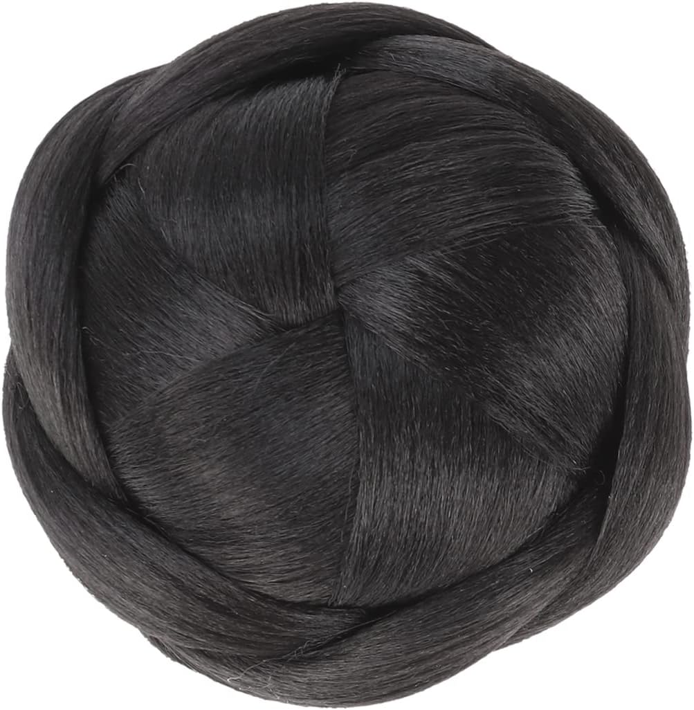 Amazon.com : FOMIYES Donut Hair Bun Braided Wigs Bun Hair Pieces for ...