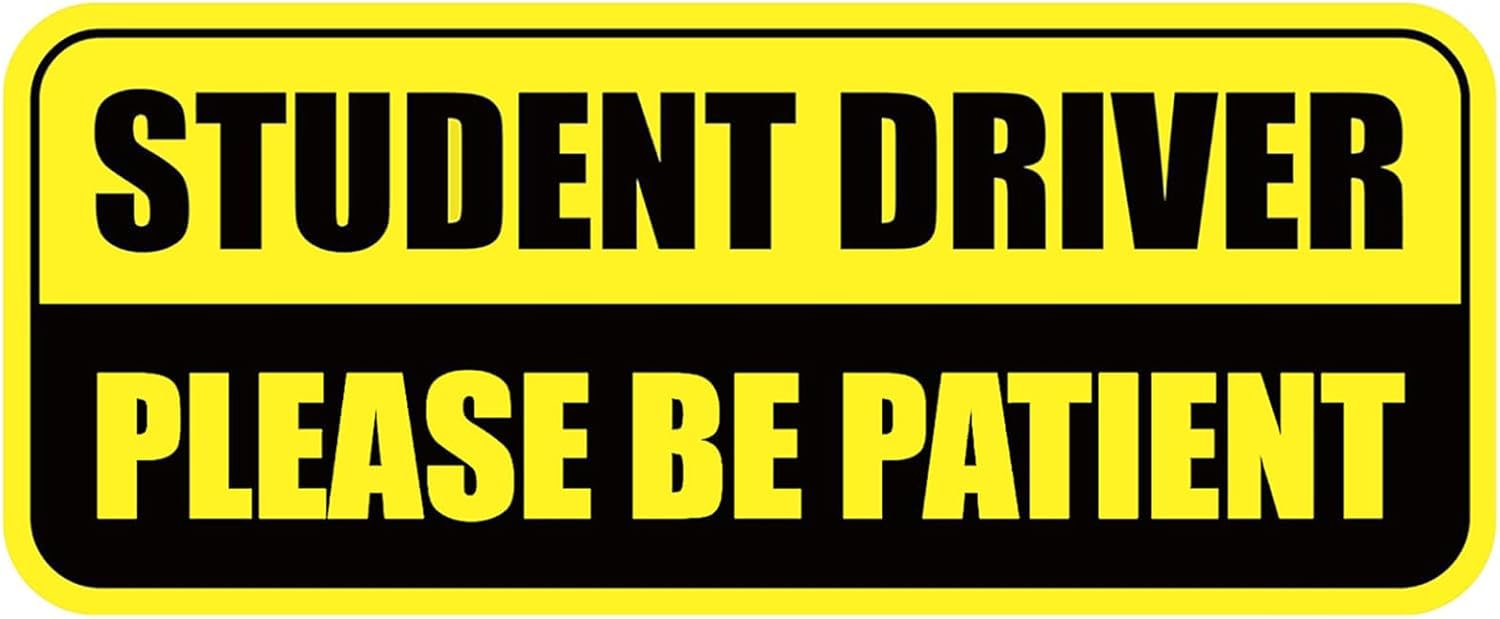 Amazon.com: Student Driver Car, Teen Driver Magnet for Car, Please Be ...