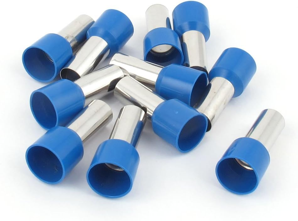 uxcell 20 Pcs Wire Crimp Terminal Insulated Ferrule Yellow E6012 10AWG ...