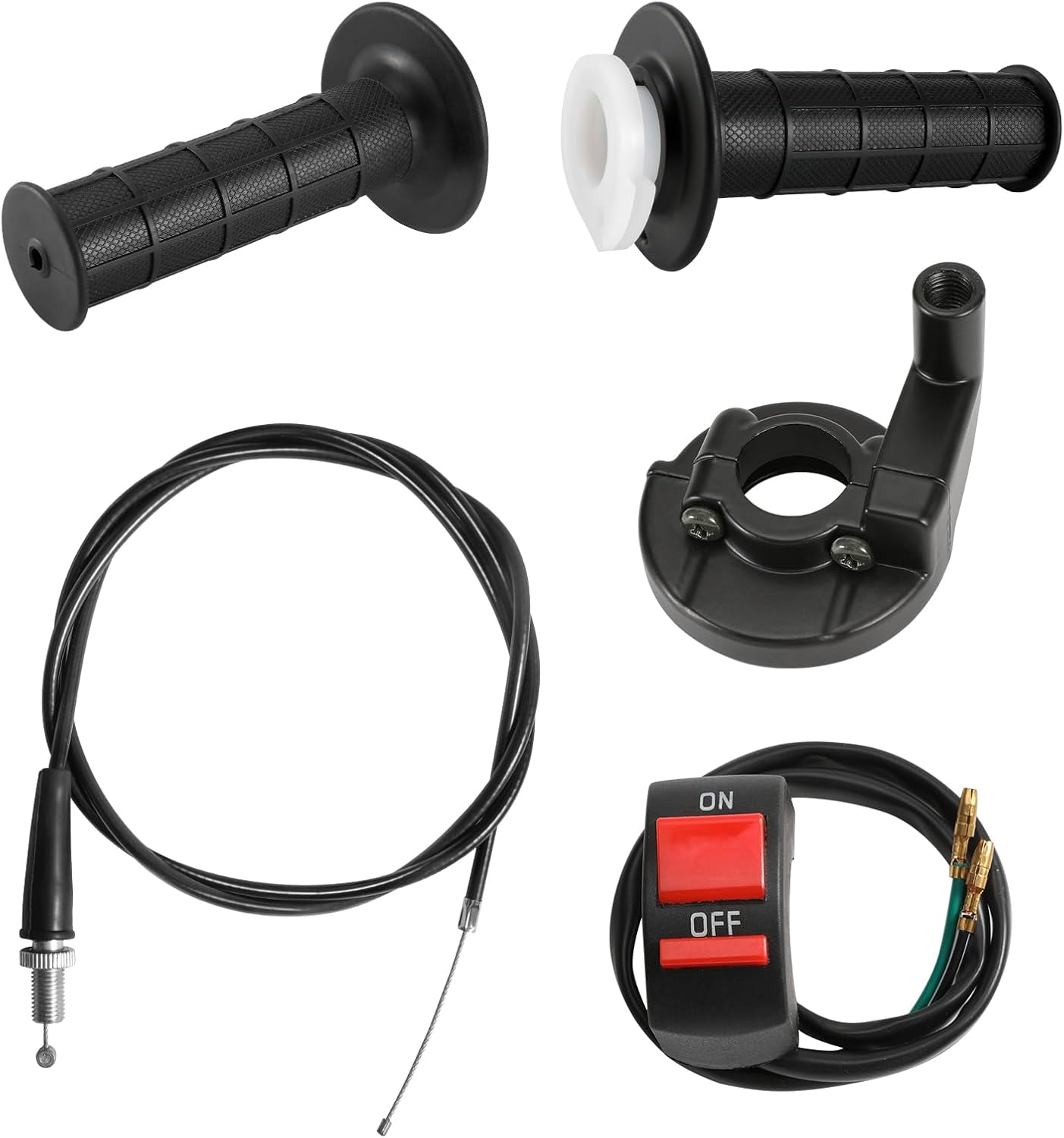 Amazon.com: OAMCE Mini Bike Throttle Assembly - 7/8'' 22mm Handlebar ...