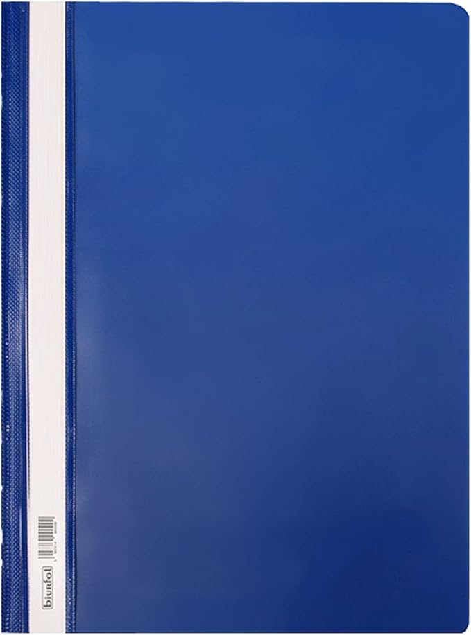 OFFICE CENTRE 10 x Dark Blue Clear Cover A4 Presentation Project ...