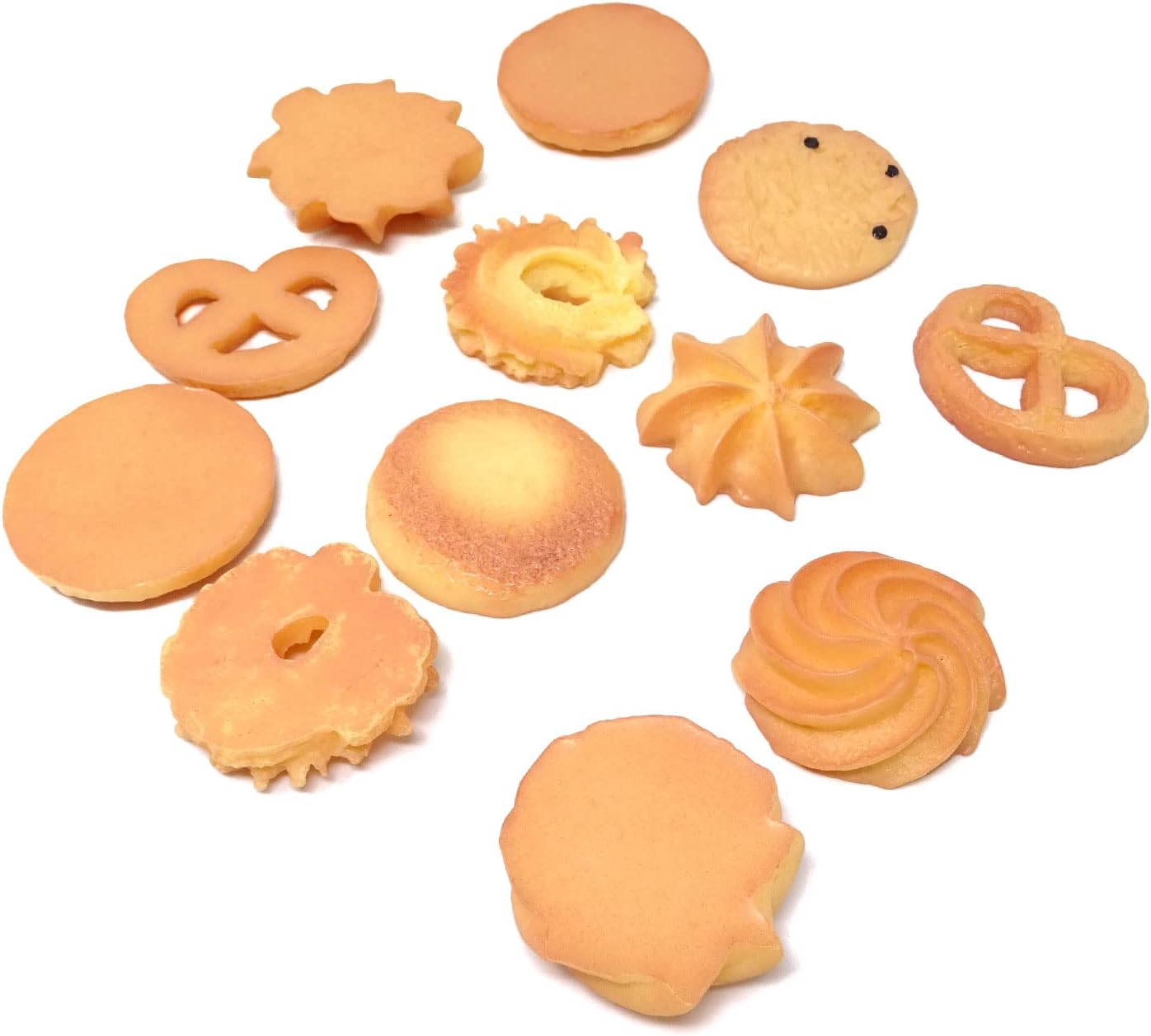 Amazon.com: X Hot Popcorn 60Pcs Mini Fake Cookies Artificial Pastries ...