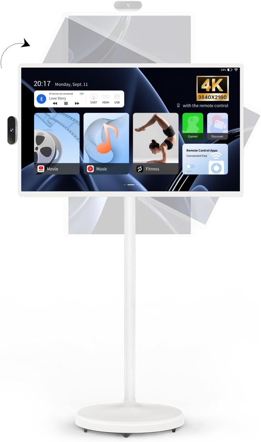 Amazon.com: ApoloSign 32" Standbyme 1080p Portable Monitor with Incell ...