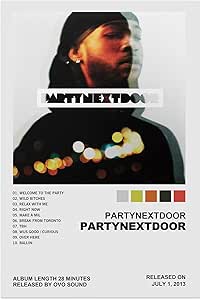 Amazon.com: Generic Rapper Singer Party-next-doors Album Cover Poster ...