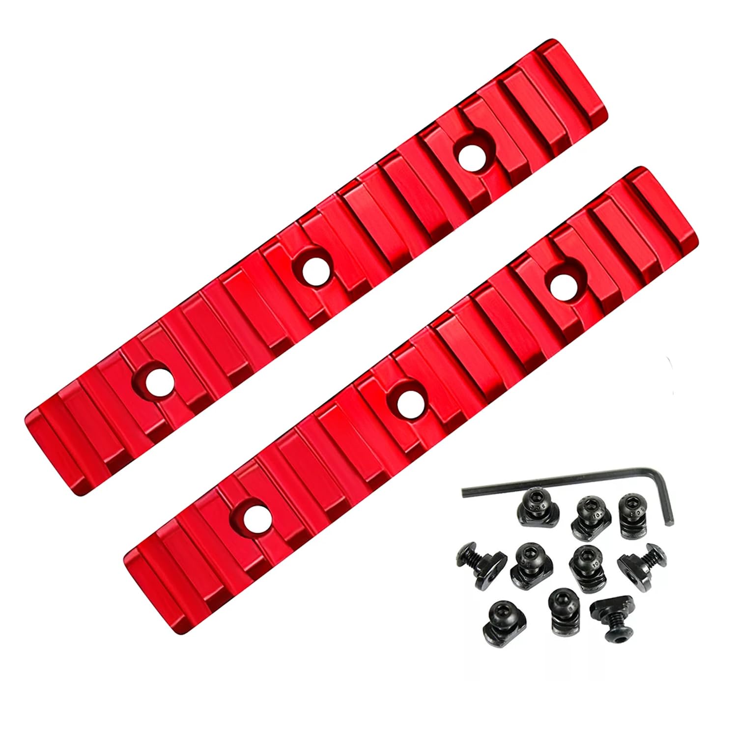 Amazon.com: GOTICAL 13 Slots Red Rail Section Compatible for M Lock Set ...