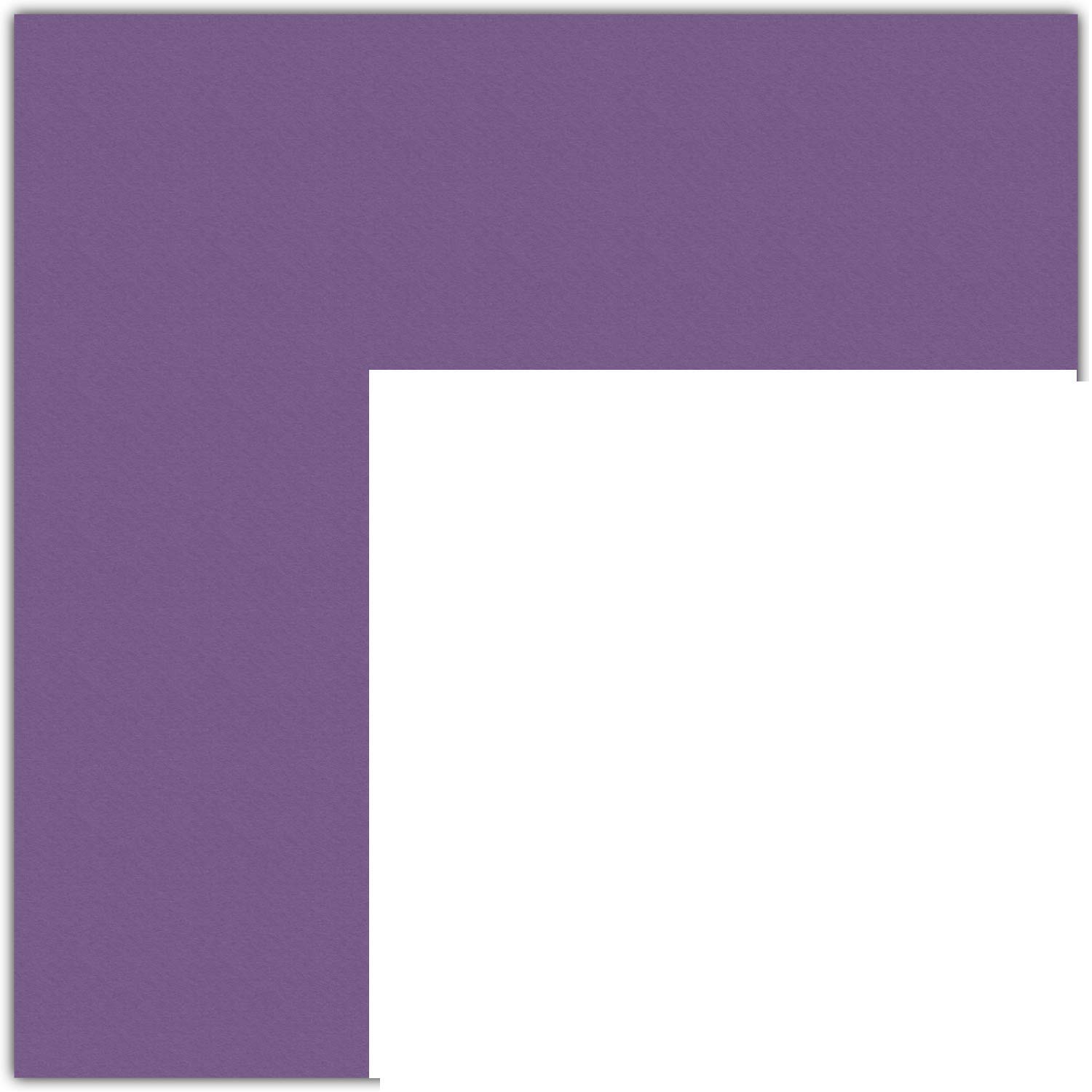 Amazon.com: 13x16 Purple Iris / Grape Custom Mat for Picture Frame with ...