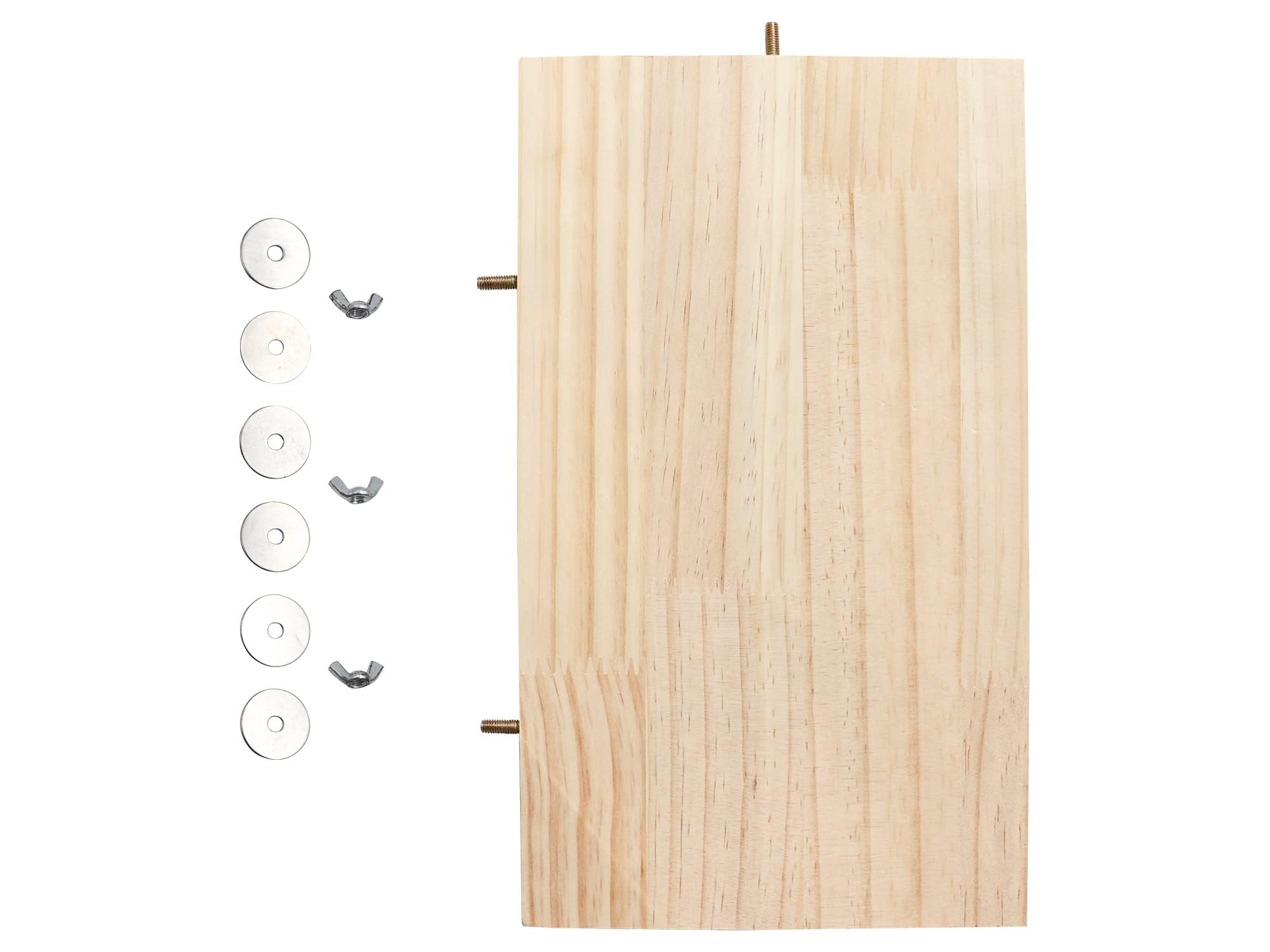 Dnoifne 40 x 26 cm Large Bird Platform, Natural Wood Pet Climbing ...