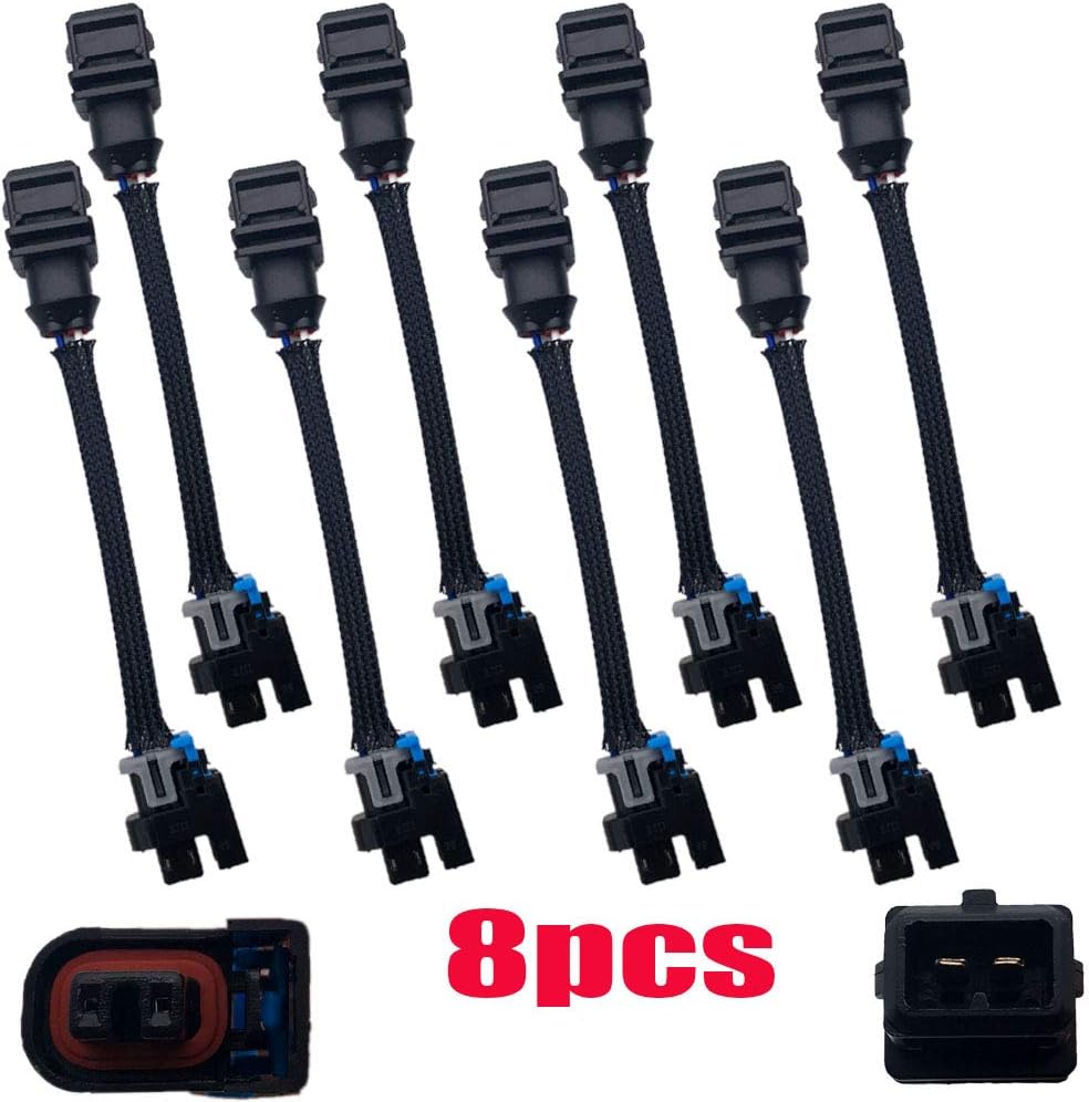 Amazon.com: 8pcs Wire Harness Adapter Compatible with Jetronic EV1 to ...
