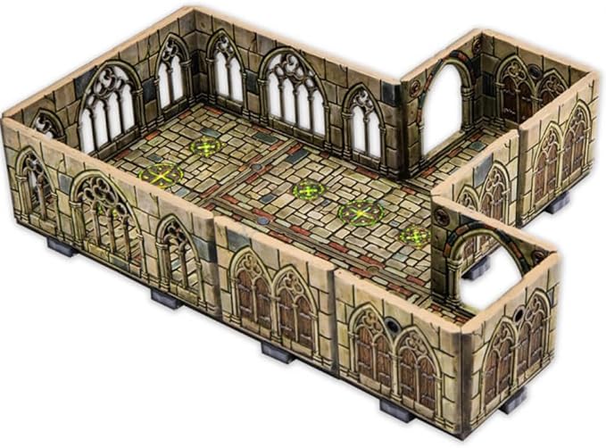 Amazon.com: Archon Studio Dungeons & Lasers: Cursed Cathedral Miniature ...