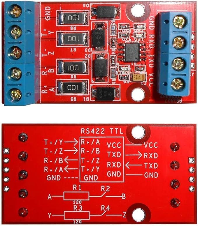 Amazon.com: MiOYOOW RS422 to TTL Converter, 3.3V Level Converter Module ...