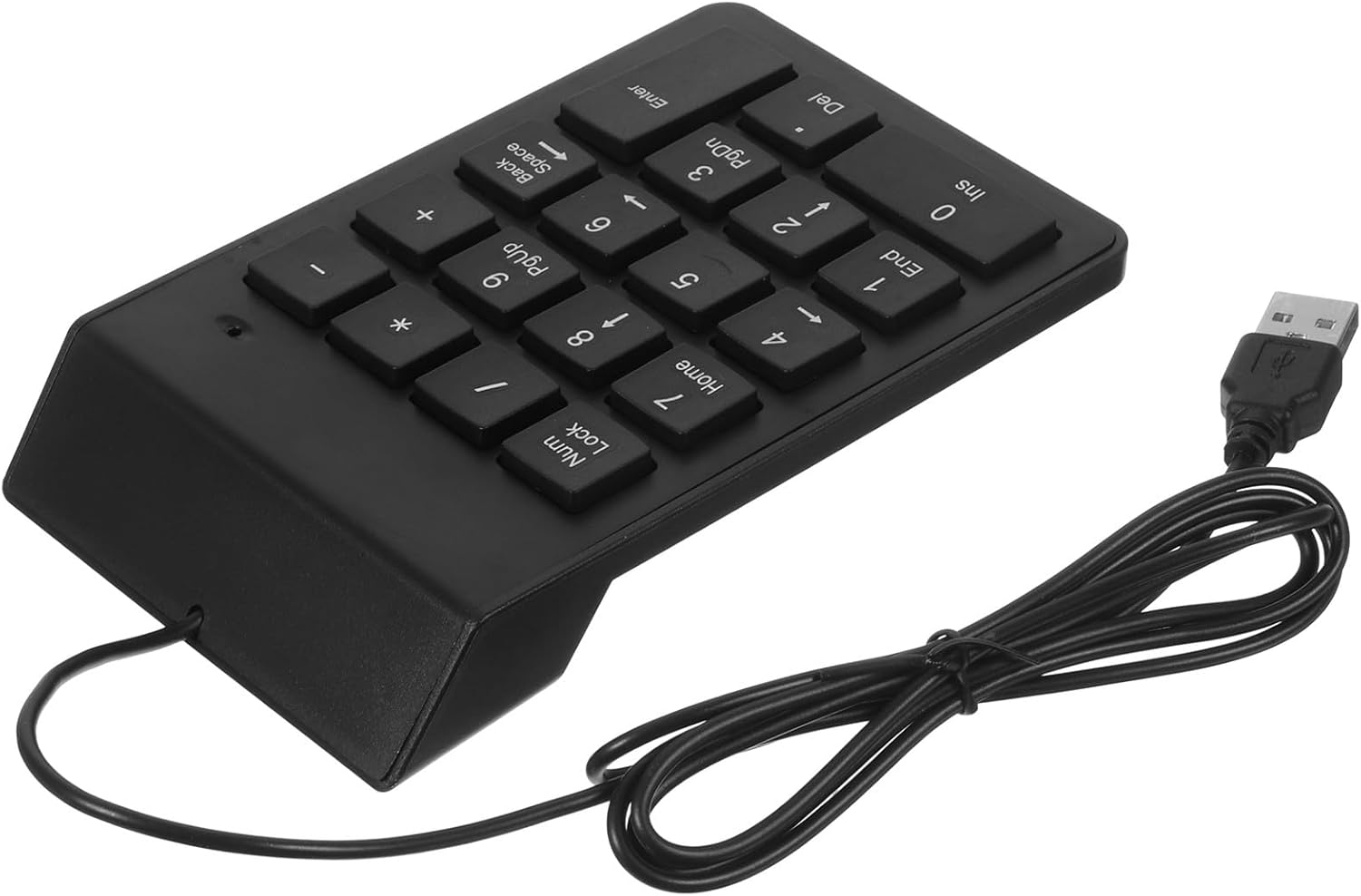 FIXOSHEE Key Wired USB Number Pad Mechanical Keypad Ergonomic Layout ...